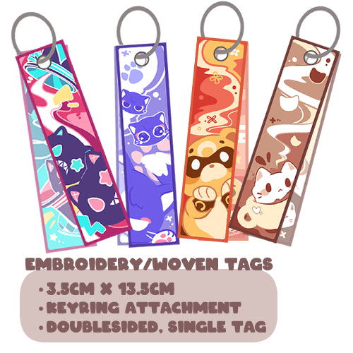 Woven Jet Tags – cappuccinekoshop