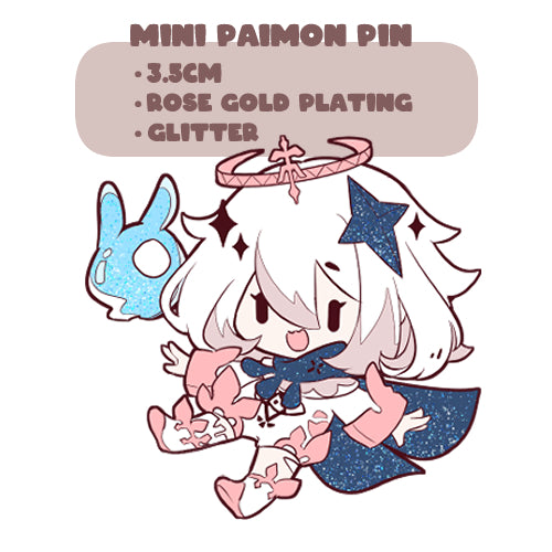 [PRE-ORDER] Genshin - Mini Paimon Pin – cappuccinekoshop